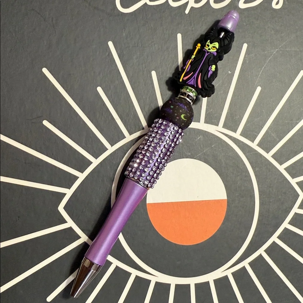 Office | Maleficent Silicone Bead Pen Disney Villain | Poshmark